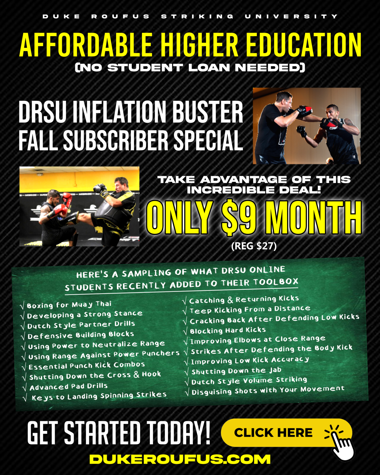 DUKE ROUFUS ONLINE STRIKING UNIVERSITY 3.0